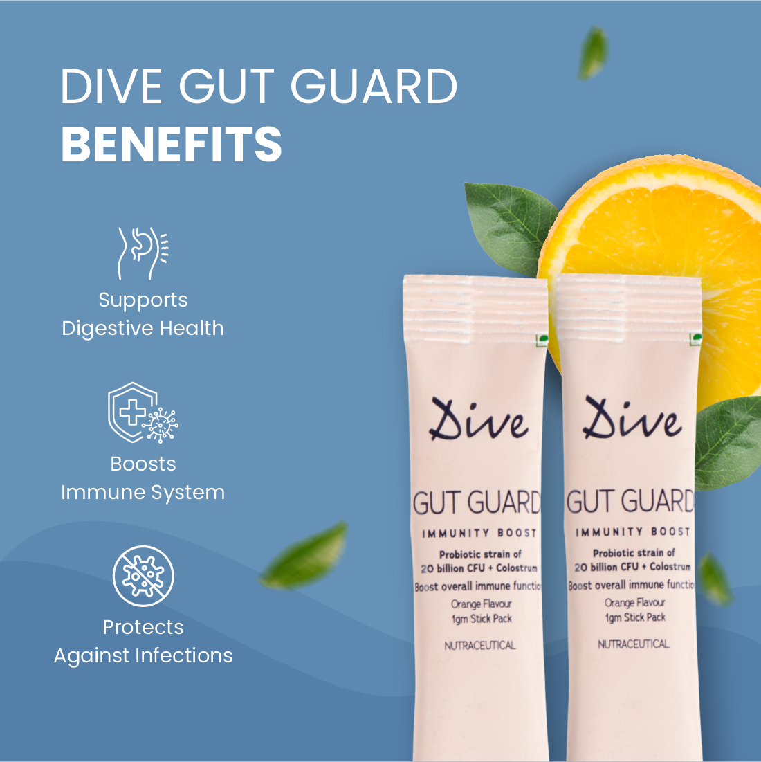 Dive Gut Guard Immunity Boost – Best Daily Supplements – divestorein