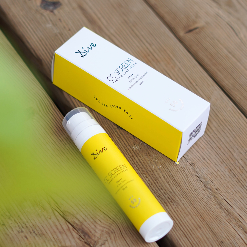 Dive CC Screen Tinted Sunscreen SPF 50 – Flawless Coverage – divestorein